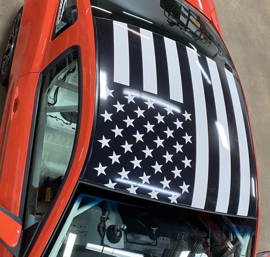 KohR Livery American Flag Graphic Roof Panel Wrap Decal GLOSS KohR Motorsports kohr-livery-american-flag-graphic-roof-panel-wrap-decal-gloss-kohr-motorsports